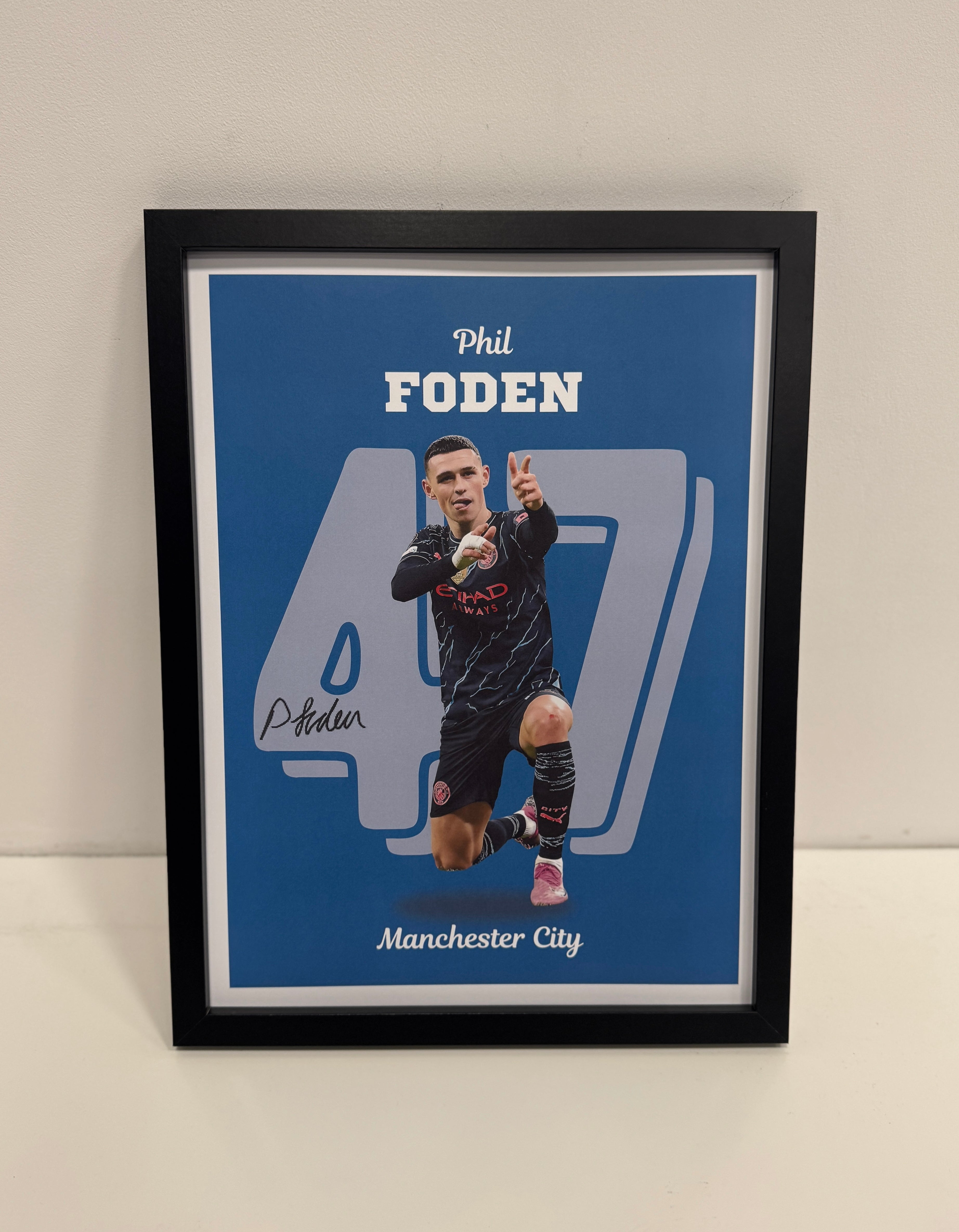 Phil Foden poster – framedicon