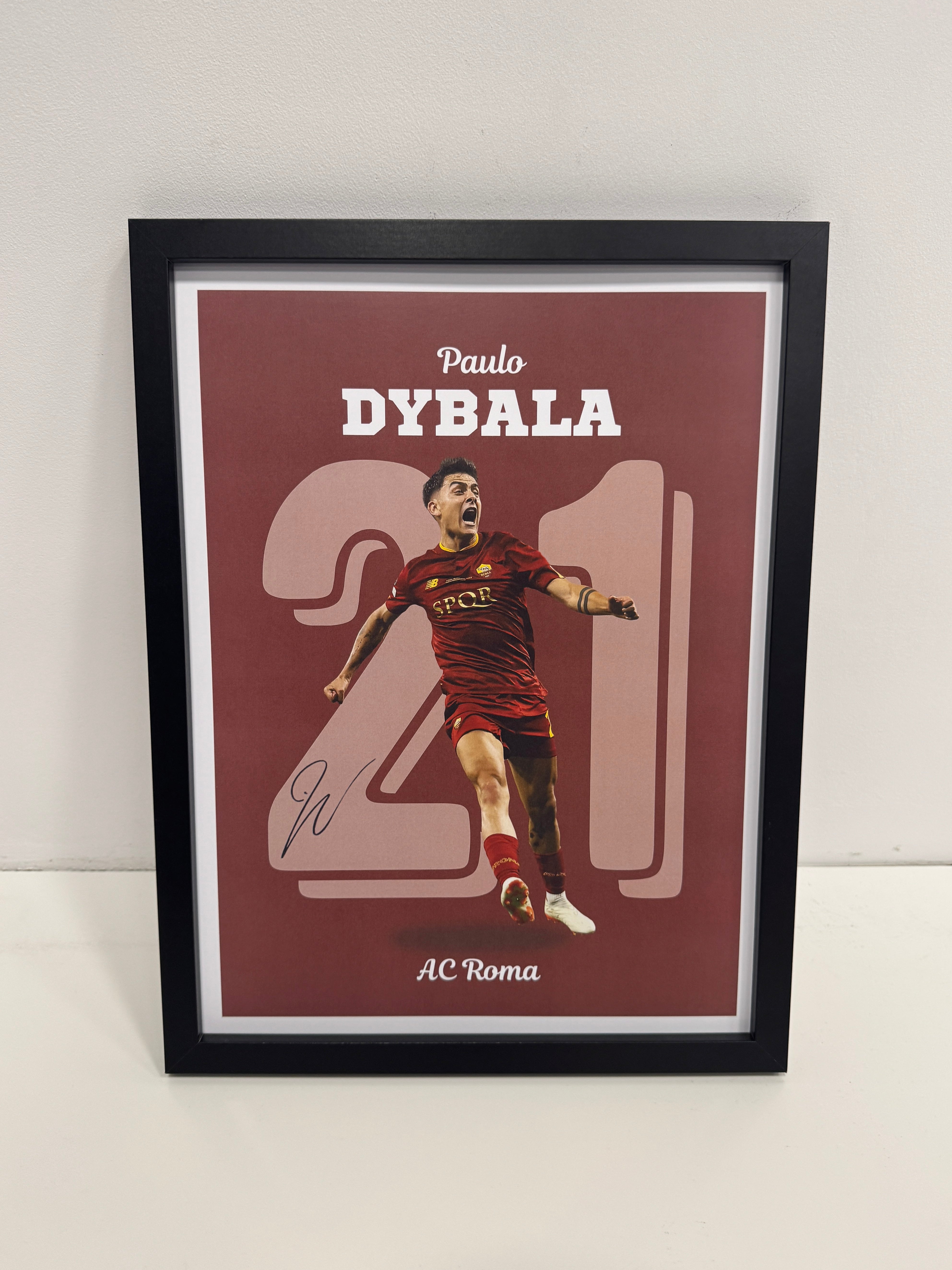 Paulo Dybala poster – framedicon